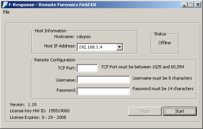 New features coming in F-Response 1.18